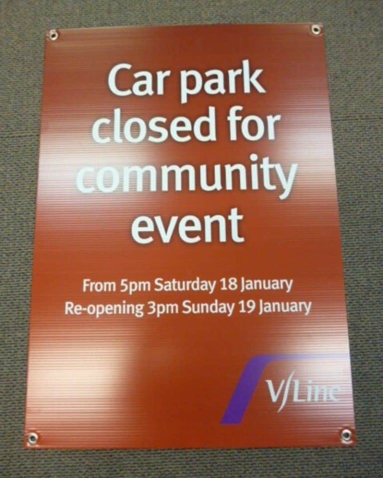 Custom Printed Corflute Signs Made in 24 Hours | Barneys Print