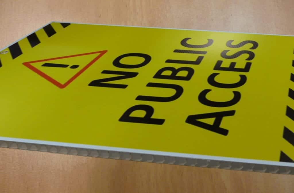 Custom Printed Corflute Signs Made in 24 Hours | Barneys Print