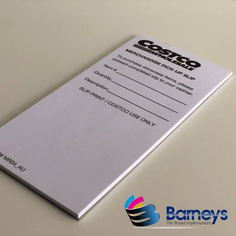 Printed notepads - Personalised Business Memo Notepads | Barneys Print