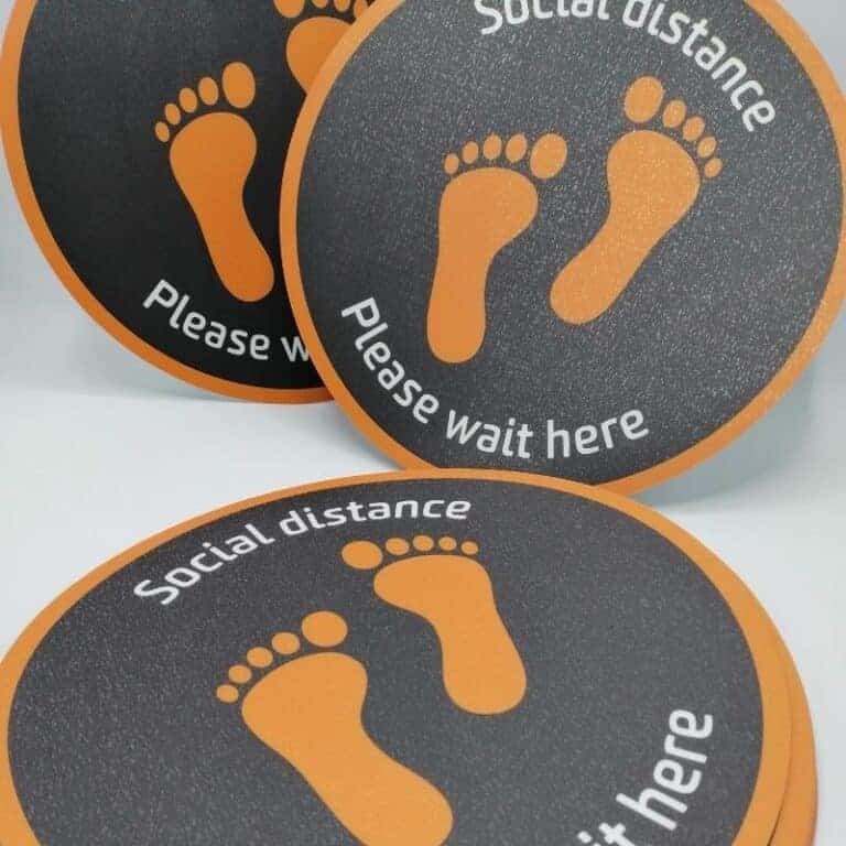 Indoor Floor Stickers - Low Cost Printed Floor Stickers | Barneys Print